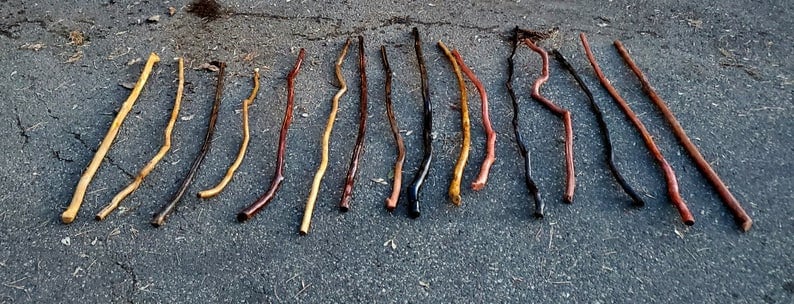 Custom Rustic Walking Stick (made to Order) - Etsy