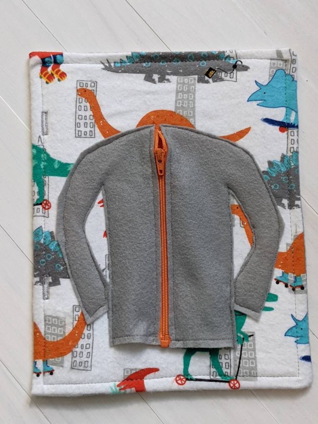 Learn to Zip Quiet Book/busy Book Page - Etsy