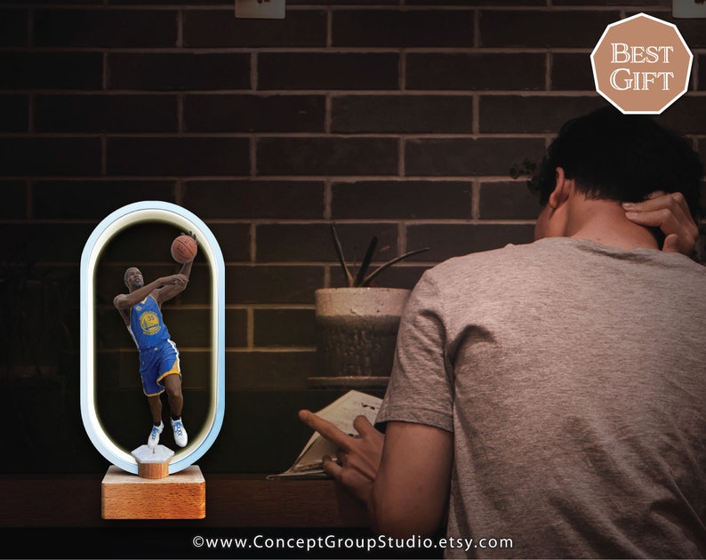 Sports Table Lamp 9 Warriors Basketball Star Figurine - Etsy