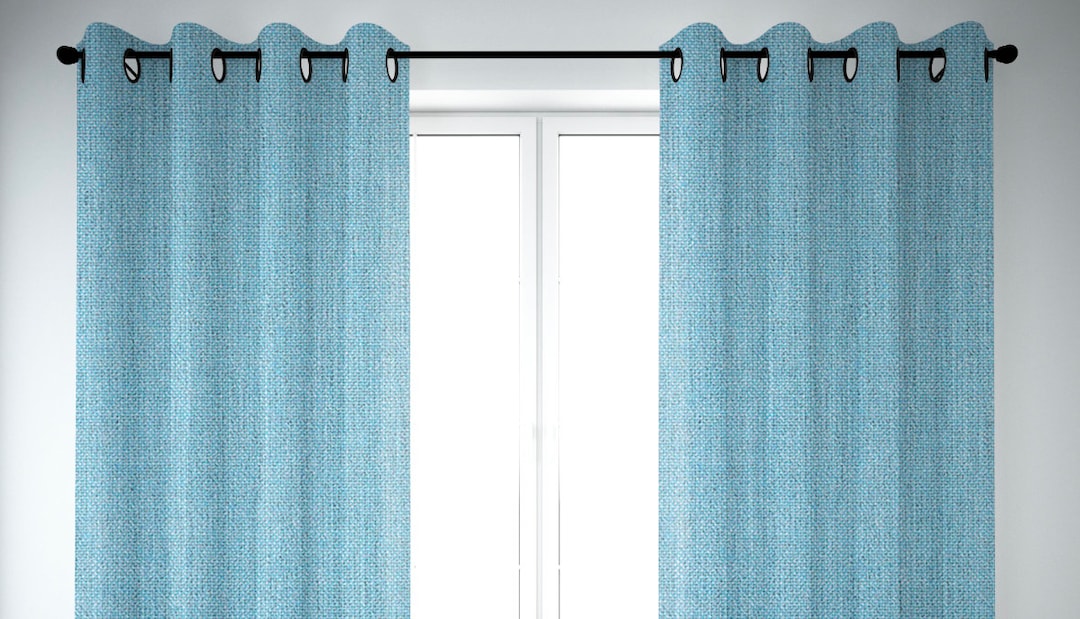 Sunbrella Indoor / Outdoor Drapery Grommet Curtain - Cast Horizon - Etsy