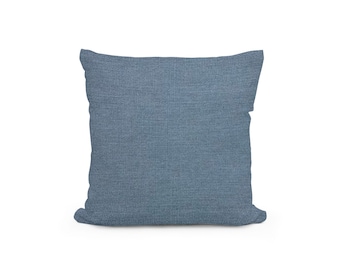 Sunbrella Spectrum Denim Blue Pillow Cover: Spectrum 48086-0000, Water ...