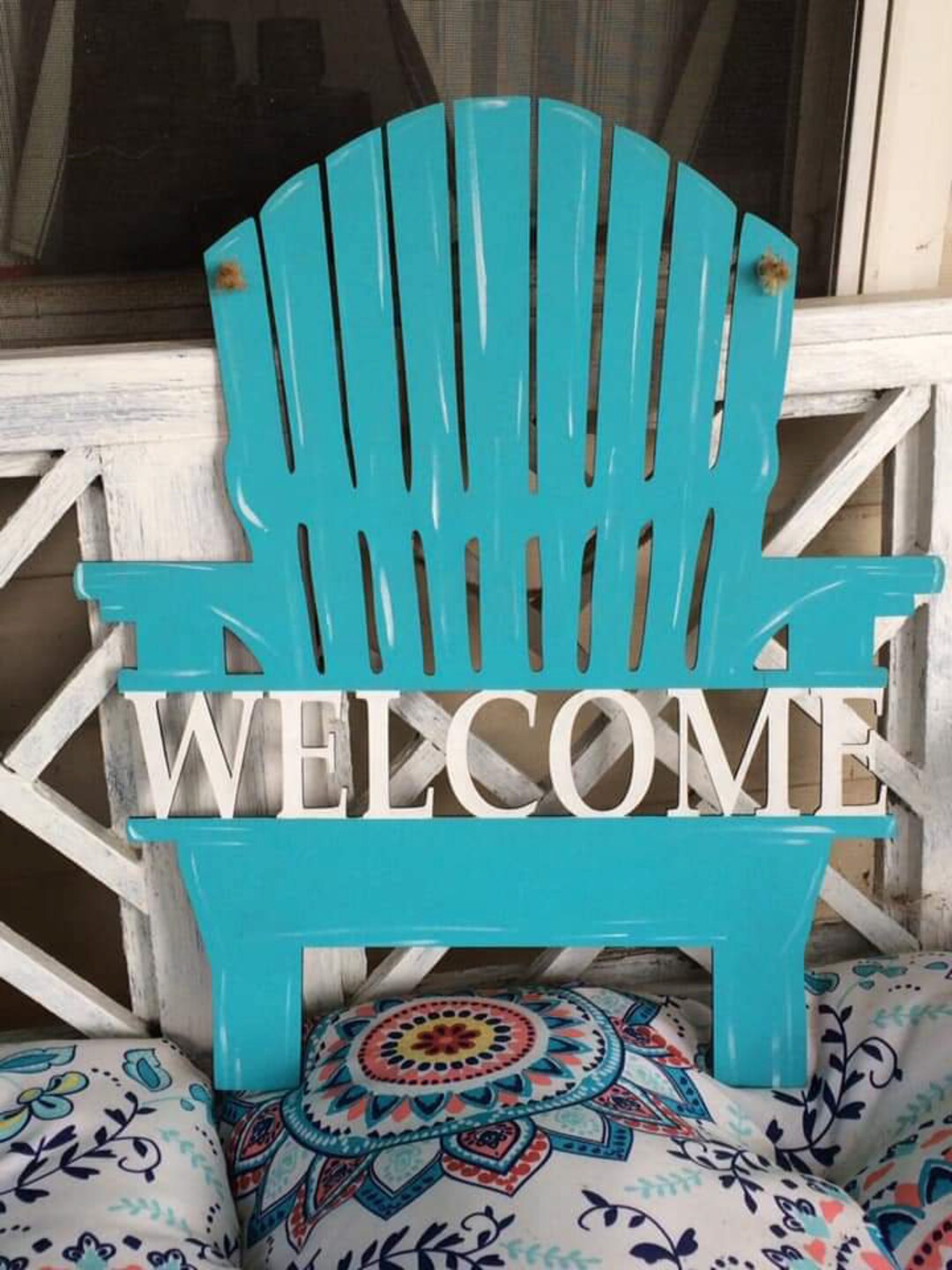 Welcome Chair Split Design Door or Wall Hanger - Etsy