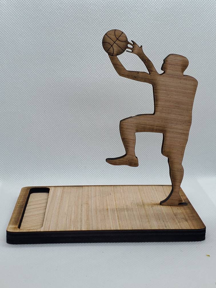 Cell Phone Stand Sports Bundle Cut Files Glowforge - Etsy