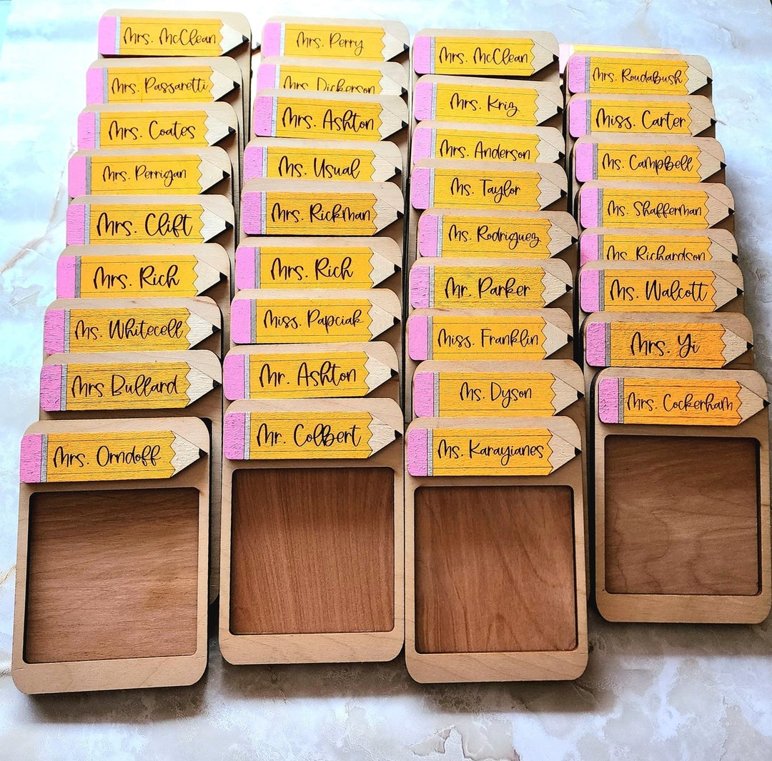 Digital File ONLY! Post It Holder for Teacher's | Teacher Gift Post It ...