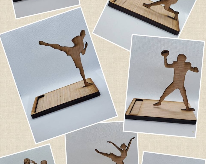Cell Phone Stand - Sports Bundle - Cut Files - Glowforge - Etsy