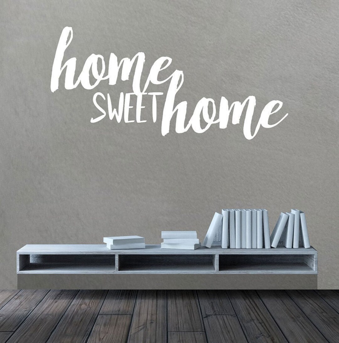 Mural Sticker, HOME SWEET HOME Sticker - Etsy