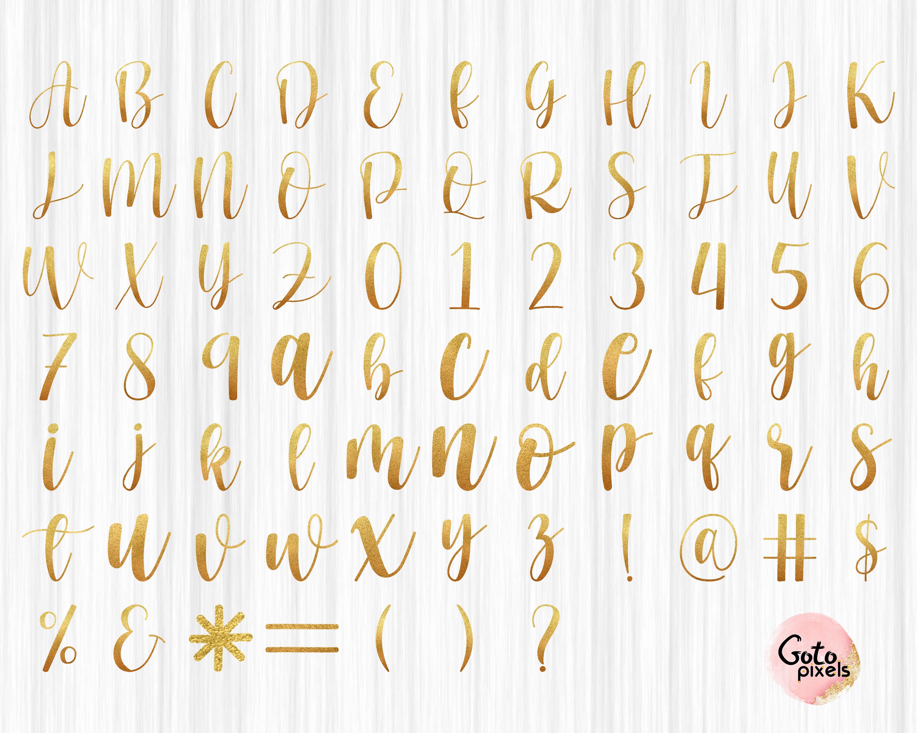 Gold Alphabet Clipart, Gold Font Clipart, Gold Foil Alphabet, Gold ...