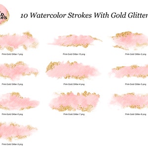 Pink Watercolor Brush Strokes, Pink Watercolor Clipart, Splash Clipart ...