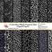 Black Leopard Print Seamless Pattern: Monotone Cheetah (digital ...