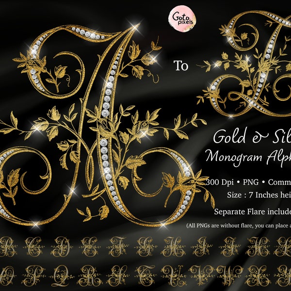 Fancy Letters Png - Etsy