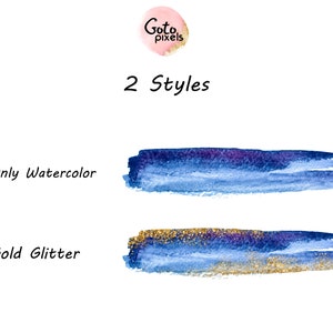 Blue Watercolor Brush Strokes, Blue Watercolor Clipart, Splash Clipart ...