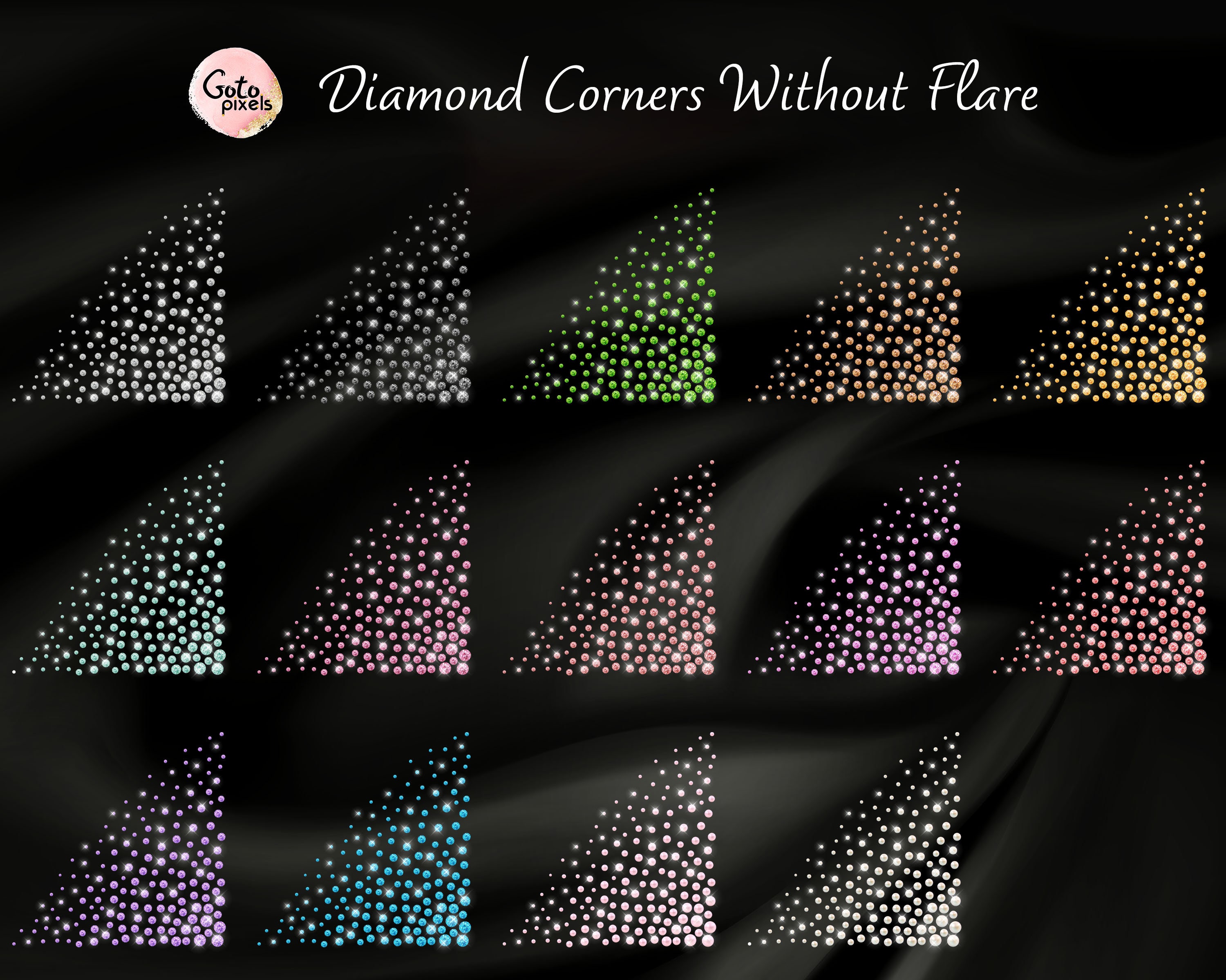 Diamond Confetti Clipart: Glam Photo Overlays (digital Download) - Etsy