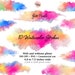 Rainbow Watercolor Brush Strokes Rainbow Watercolor Clipart - Etsy