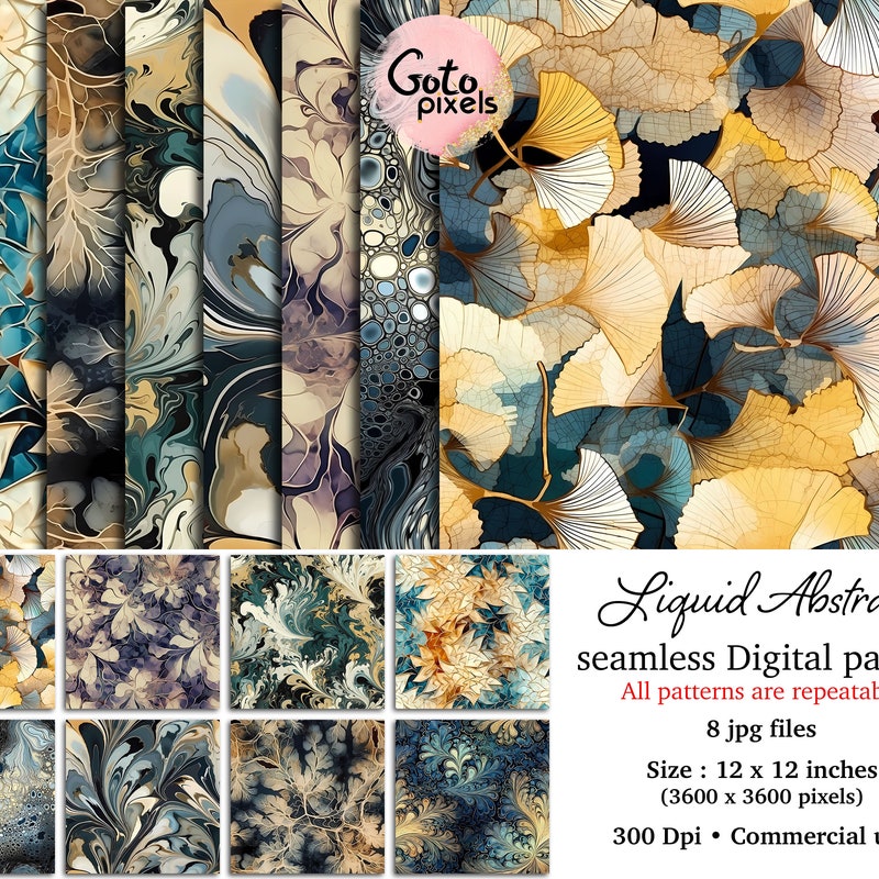 Liquid Paper Art - Etsy