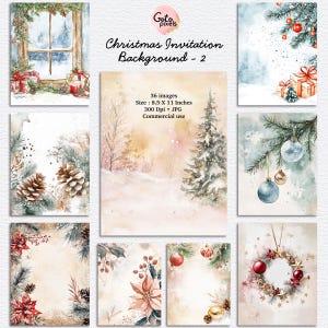 Christmas Invitation Background, Winter Invitation Backgrounds, Wedding ...