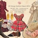 48 Vintage Fashion Illustrations Clipart Set 2 Vintage Antique Clothes ...