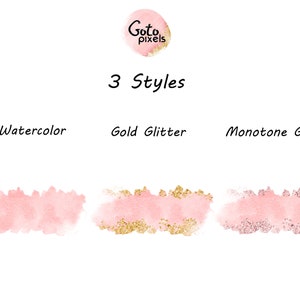 Pink Watercolor Brush Strokes, Pink Watercolor Clipart, Splash Clipart ...