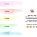 Unicorn Watercolor Brush Strokes Clipart, Rainbow and Gold Watercolor ...