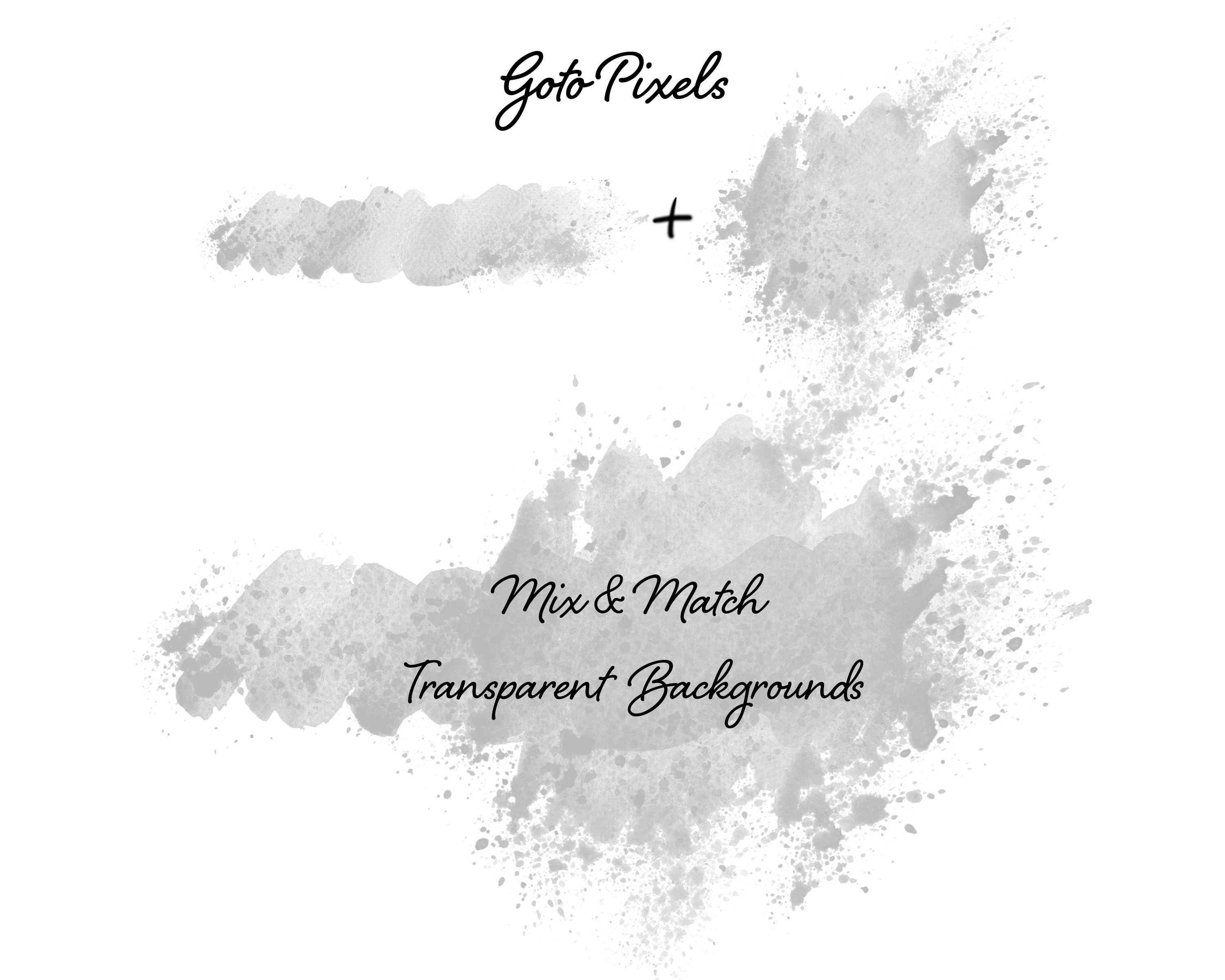 Grey Watercolor gold clipart Grey watercolor splash | Etsy