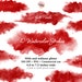 Red Watercolor Brush Strokes Red Watercolor Clipart Splash - Etsy