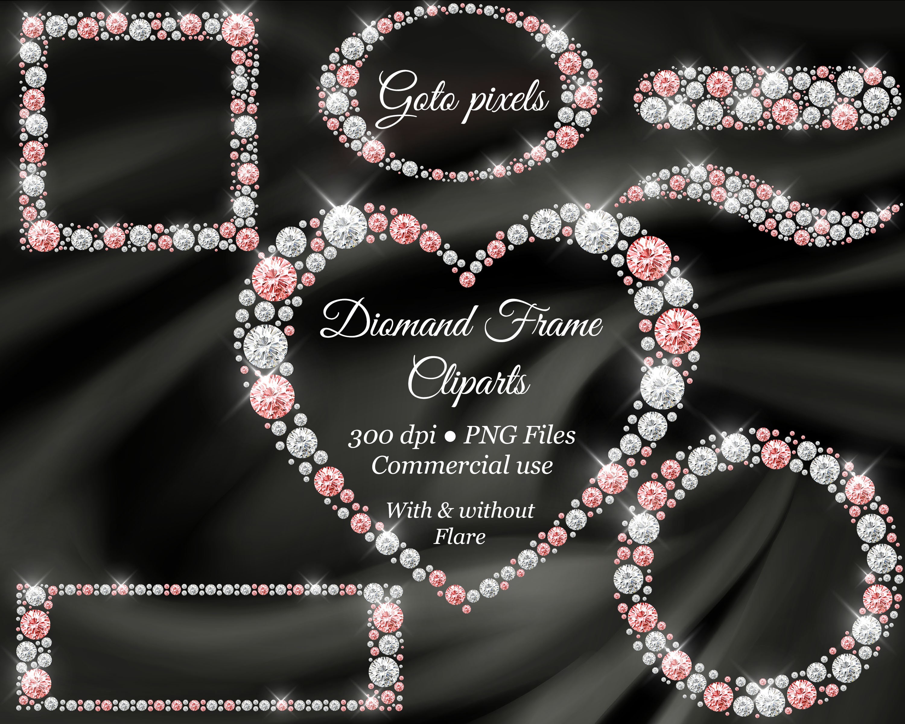 Diamonds Border Clipart