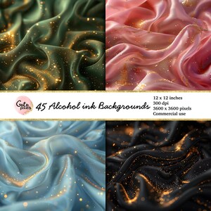 Luxury Satin Textures With Glitter, Satin With Gold Glitter, Silky ...