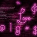 Neon Letters Clipart Pink Neon Alphabet Clipart Digital Neon - Etsy