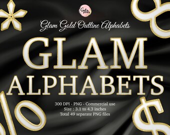 Gold Letters, Gold Foil Alphabet, Gold Alphabet, Wedding Clipart ...