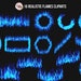 Blue Flames Clipart: Fire Overlay, Borders, Graphics (PNG, 300 Dpi) - Etsy