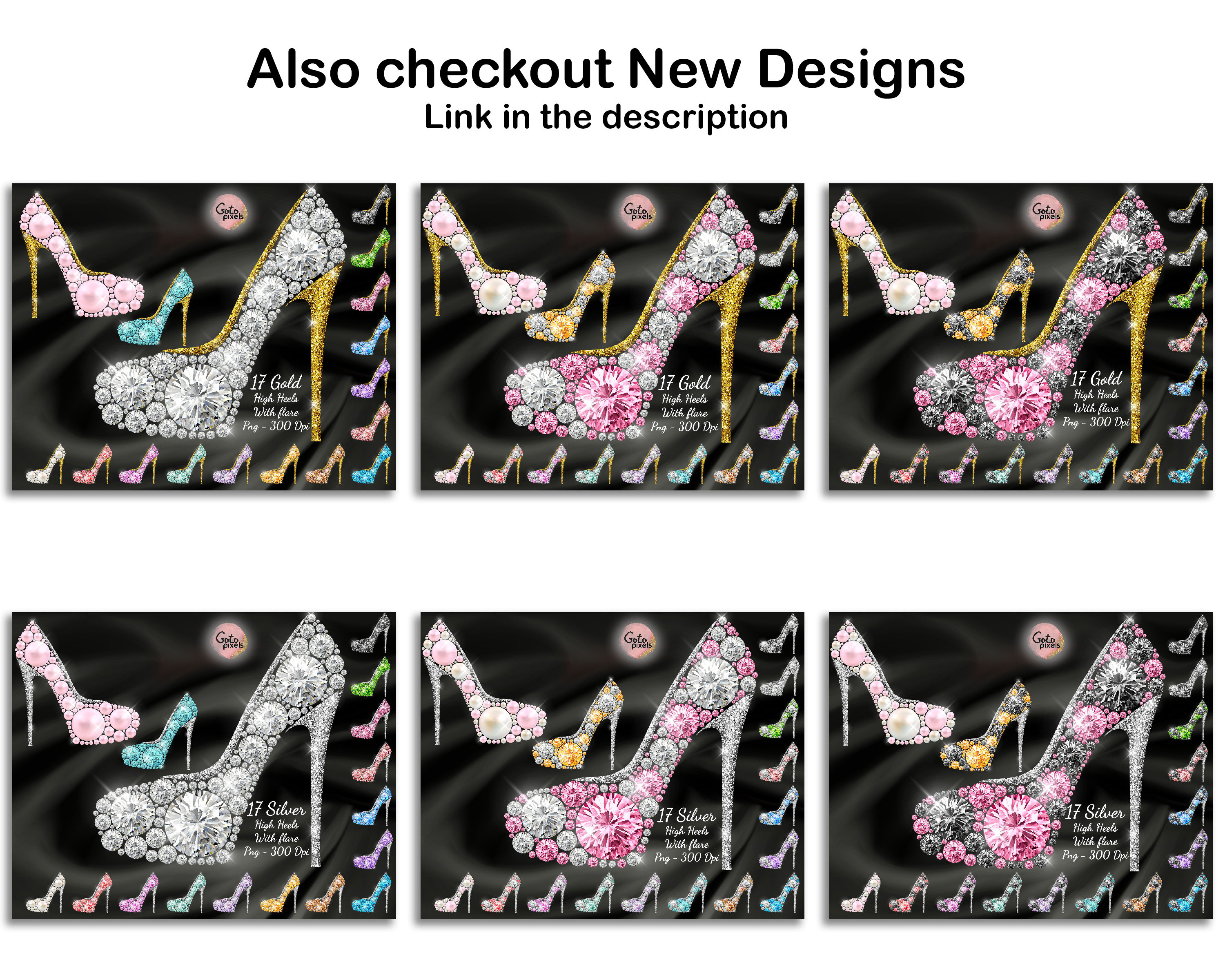 Diamond Shoe PNG Digital File Diamond High Heels Png Digital - Etsy