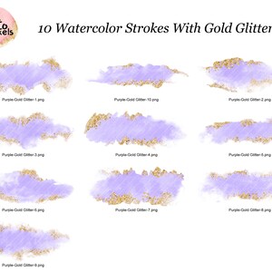 Purple Watercolor Brush Strokes,purple Watercolor Clipart,splash ...