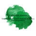 Emerald Green Watercolor Circles With Gold Glitter, Watercolor Circles ...