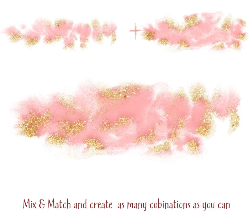 Pink Watercolor Splash Splashes and Splotches Clip Art - Etsy