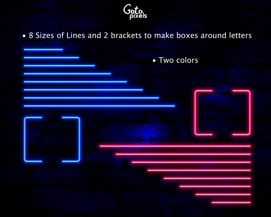 Blue Neon Alphabet Clipart Neon Letters Clipart Digital Neon - Etsy Canada