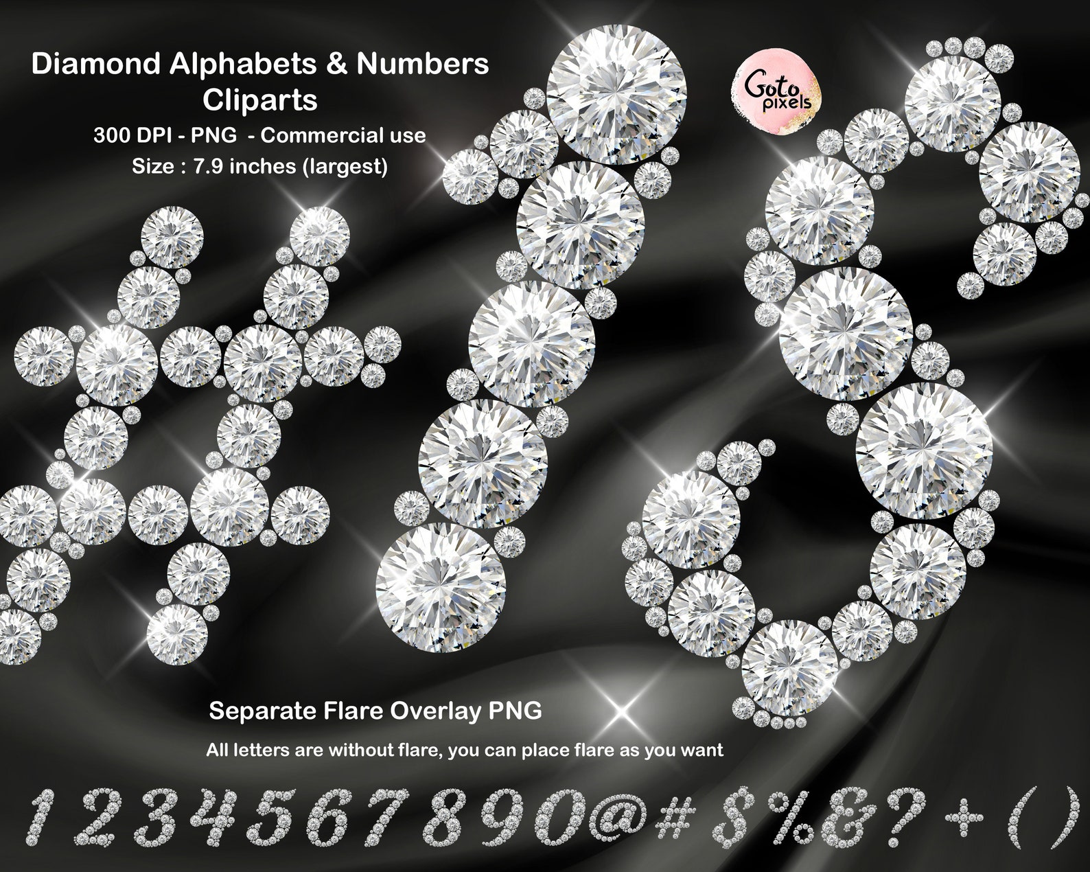 Diamond Alphabet PNG Clipart: Rhinestone Letters, Numbers, Symbols ...