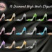 Diamond Shoe PNG Digital File Diamond High Heels Png Digital File ...