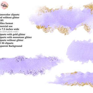 Purple Watercolor Brush Strokes,purple Watercolor Clipart,splash ...