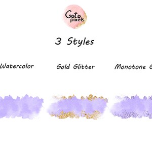 Purple Watercolor Brush Strokes,purple Watercolor Clipart,splash ...