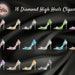 Diamond Shoe PNG Digital File Diamond High Heels Png Digital File ...