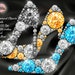 Diamond Shoe PNG Digital File Diamond High Heels Png Digital File ...