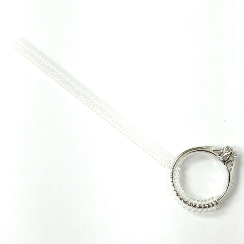 Ring Size Reducer Transparent Silicone Spiral Adjuster Resizer | Etsy UK