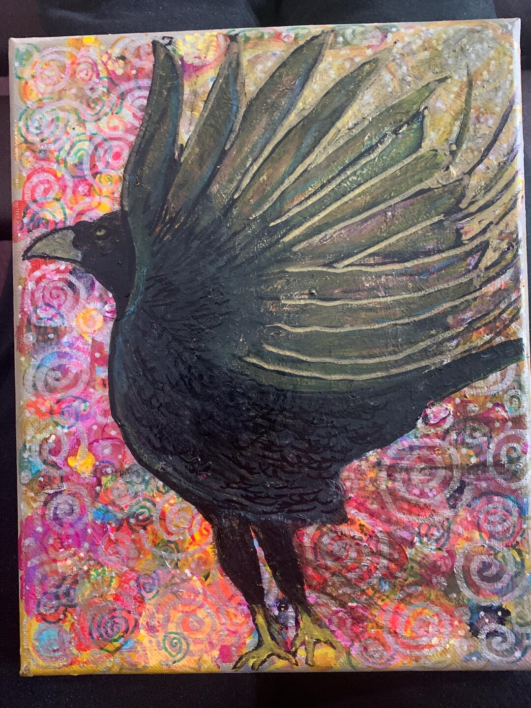 Pre-flight; Original Acrylic Wall Art Handpainted by Disabled Artist ...