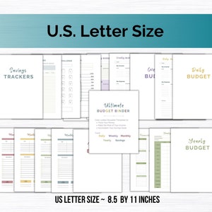 Budget Binder Printable, Finance Tracker, Finance Planner, Printable ...