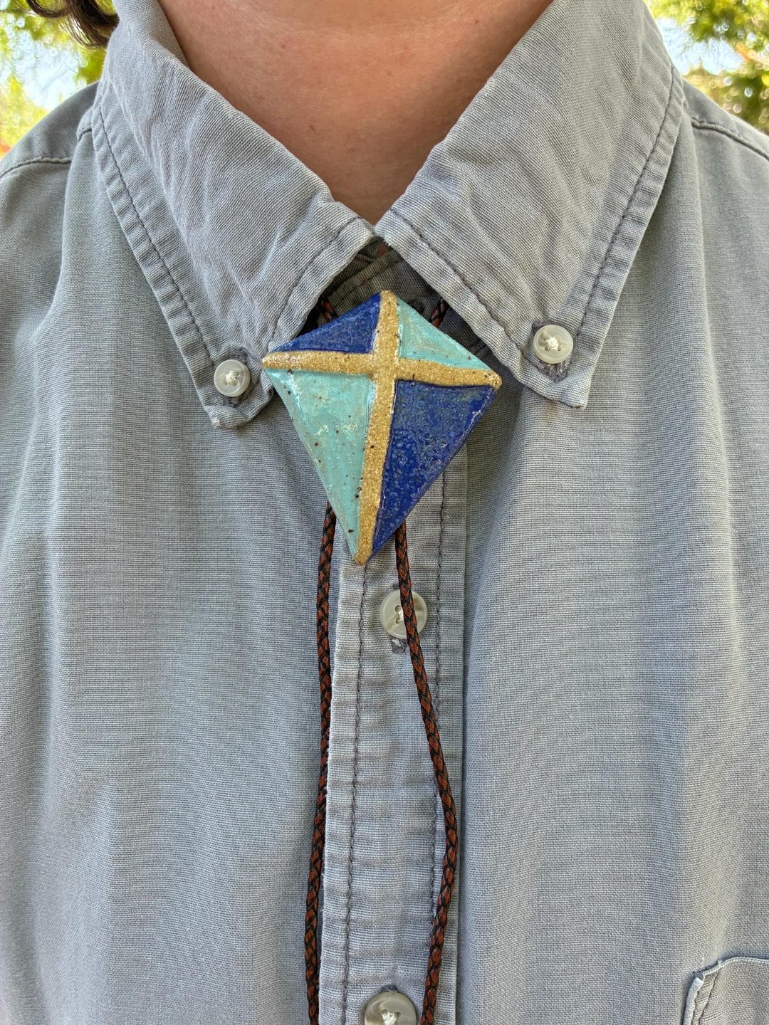 Handmade Ceramic Kite Bolo Tie | Cute Handmade Jewelry | Western Bolo ...