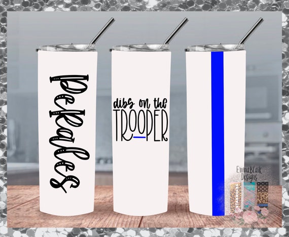 Personalized Dibs on the Trooper Thin Blue Line Officer - Etsy