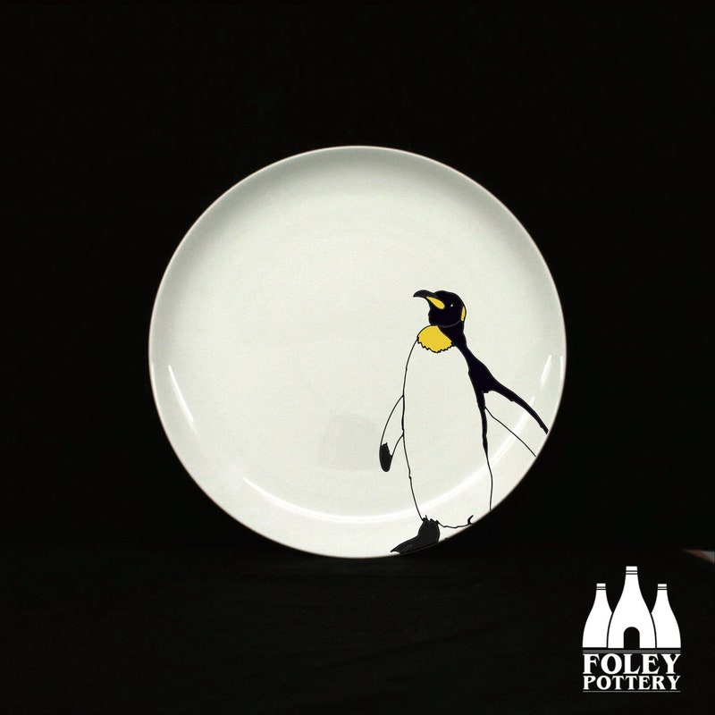 Penguin Plate - Etsy