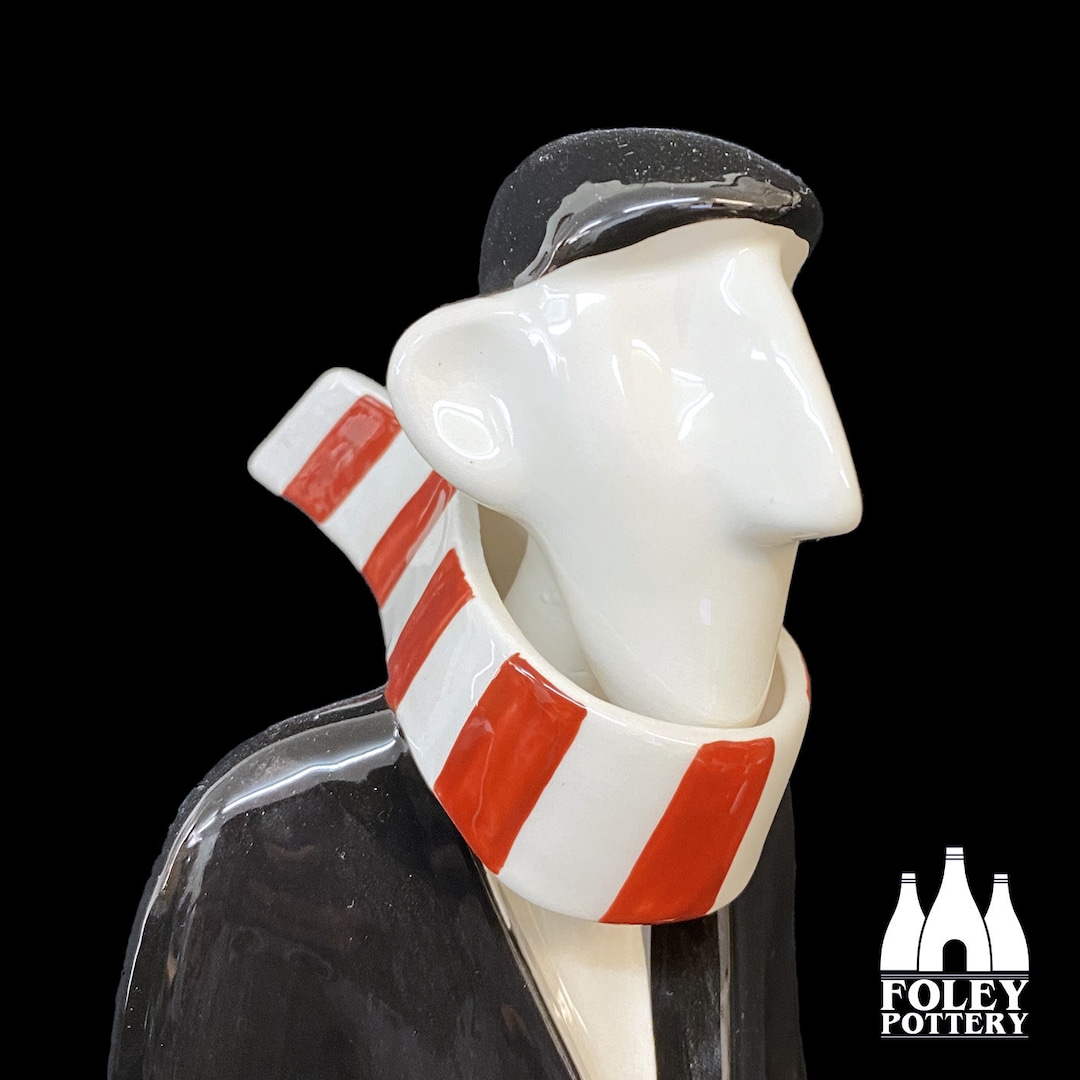 FCF: Flat Cap Fan - Football Figurine - Red and White Scarf - Inspired ...