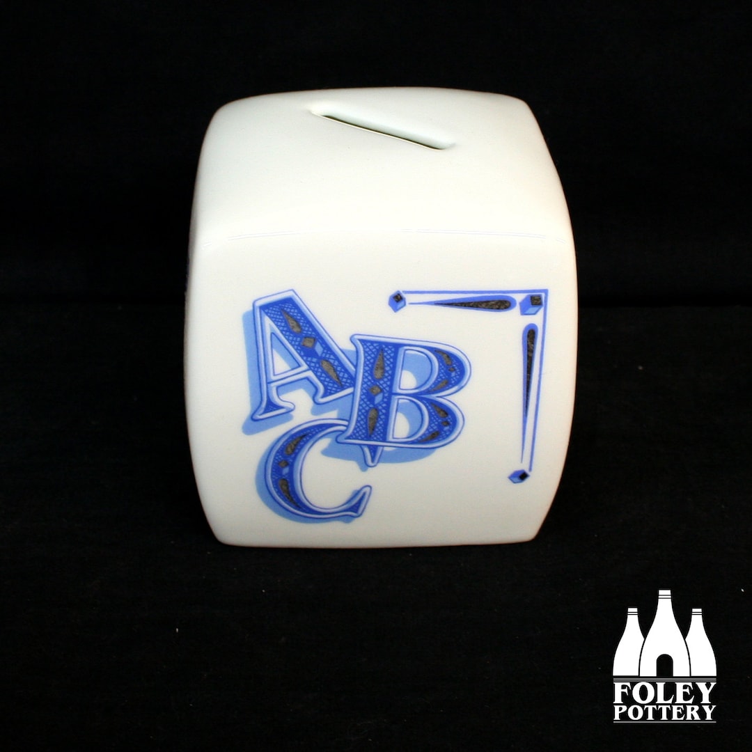 ABC: Money Box - Cube - Nursery, Baby Shower, New Born, Baby - Inspired ...
