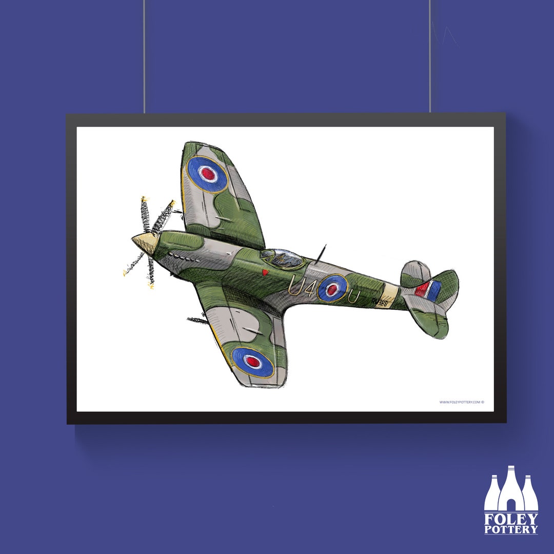 APC: Spitfire - RW388 in Flight - Aeroplane - Aviation - Aircraft ...