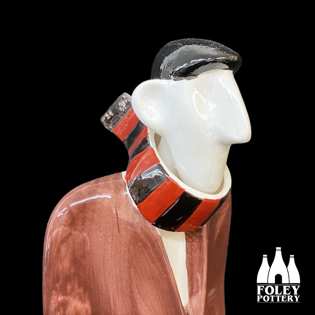 FCF: Flat Cap - Football Fan - Black and Red Scarf - Inspired ...